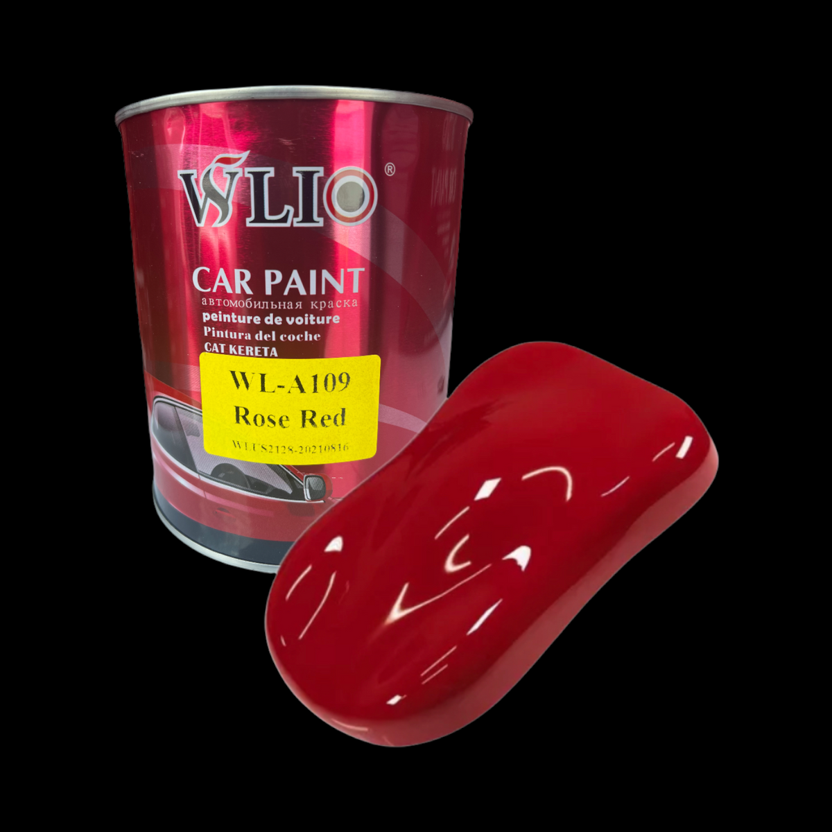 Rose Red Quart Basecoat Polyester 1:1 Car Auto Body Paint – Mulod
