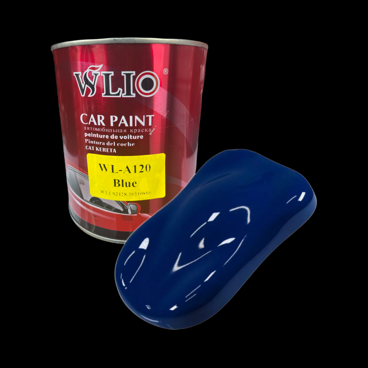Blue Quart Basecoat Polyester 1:1 Car Auto Body Paint – Mulod