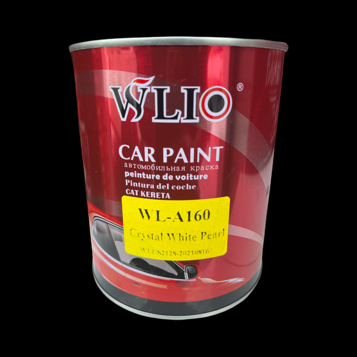 Crystal White Pearl Quart Basecoat Polyester 1:1 Car Auto Body Paint – Mulod