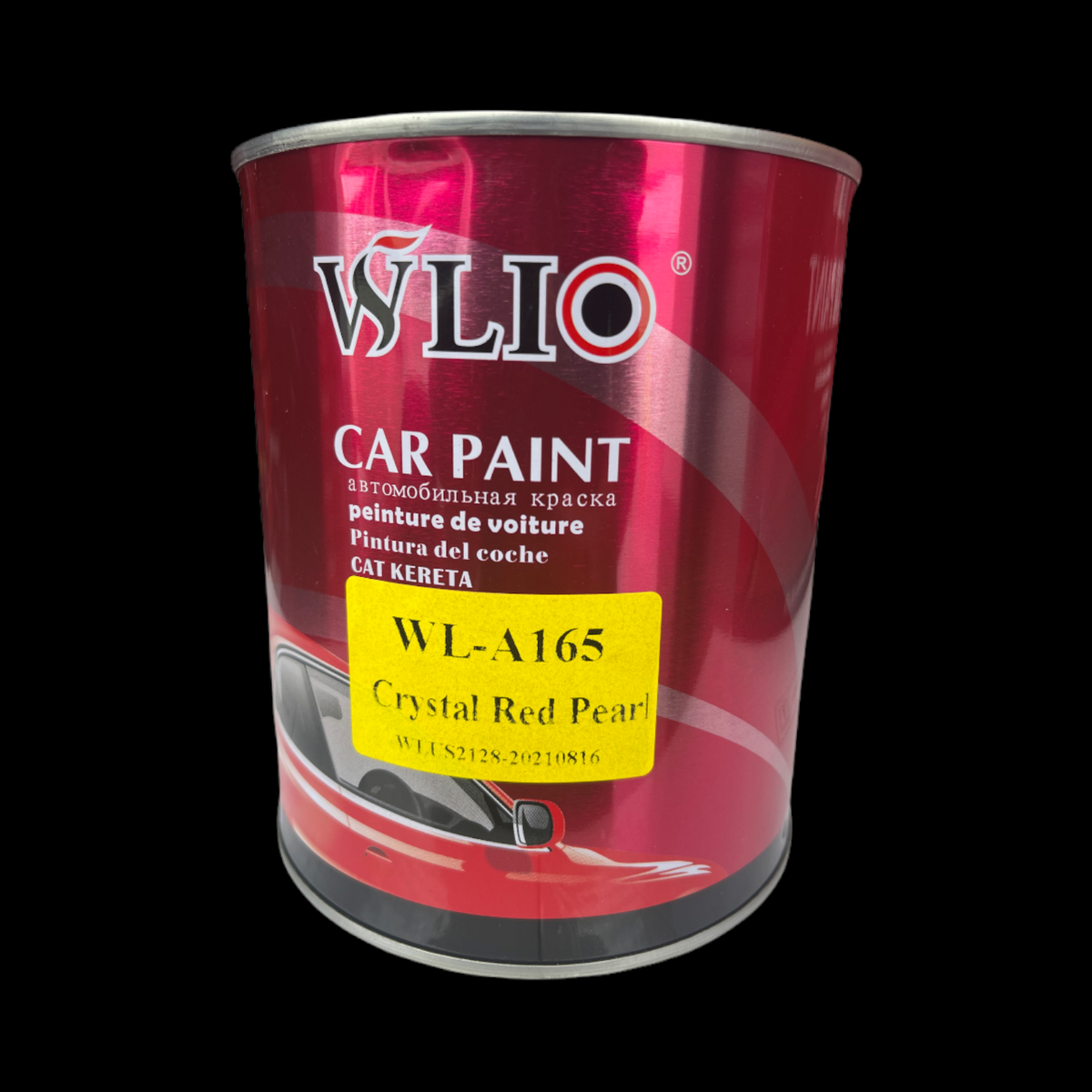 Crystal Red Pearl Quart Basecoat Polyester 1:1 Car Auto Body Paint – Mulod