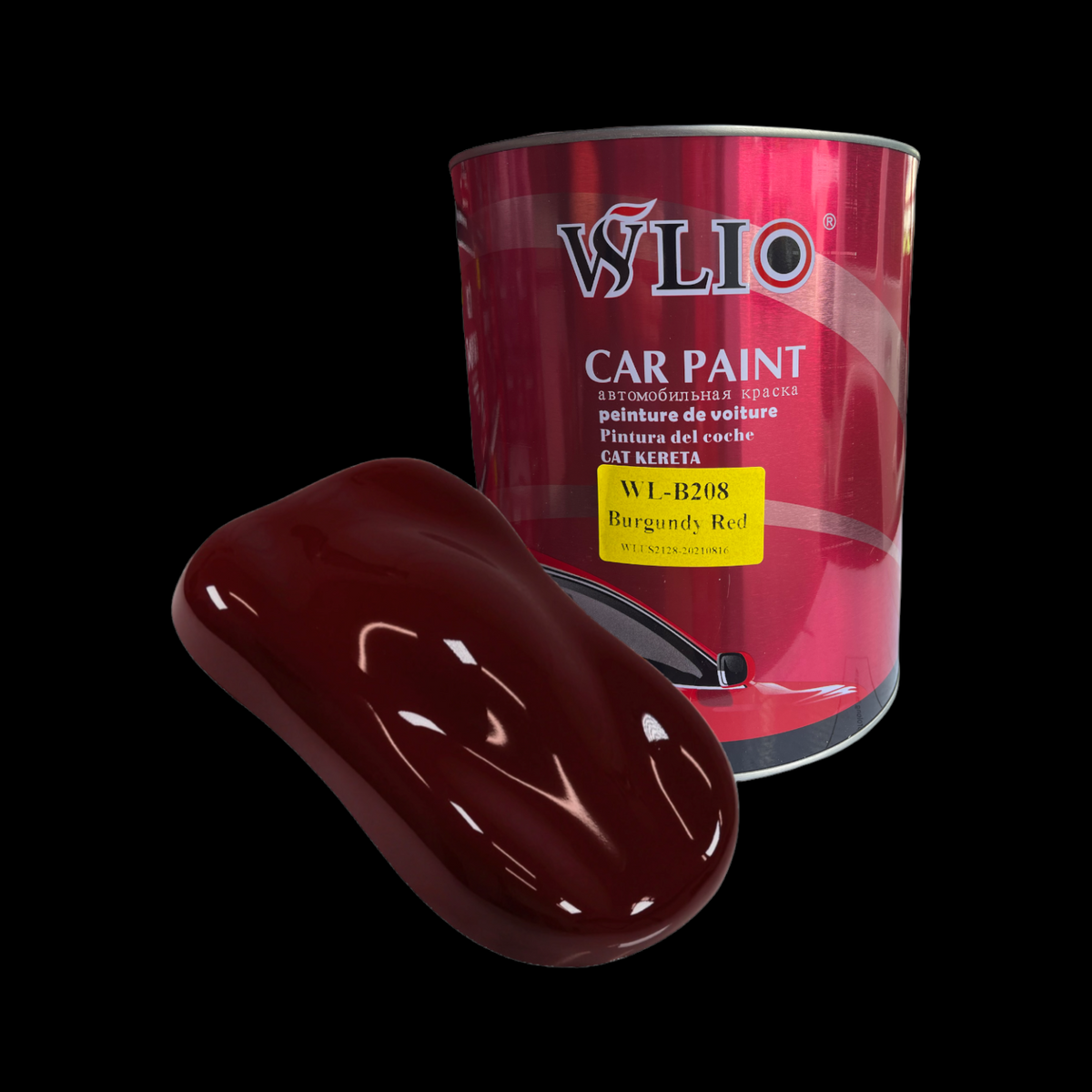 Super Gloss Burgundy Red Gallon Single Stage Polyurethane 4:1 Car (Pai ...