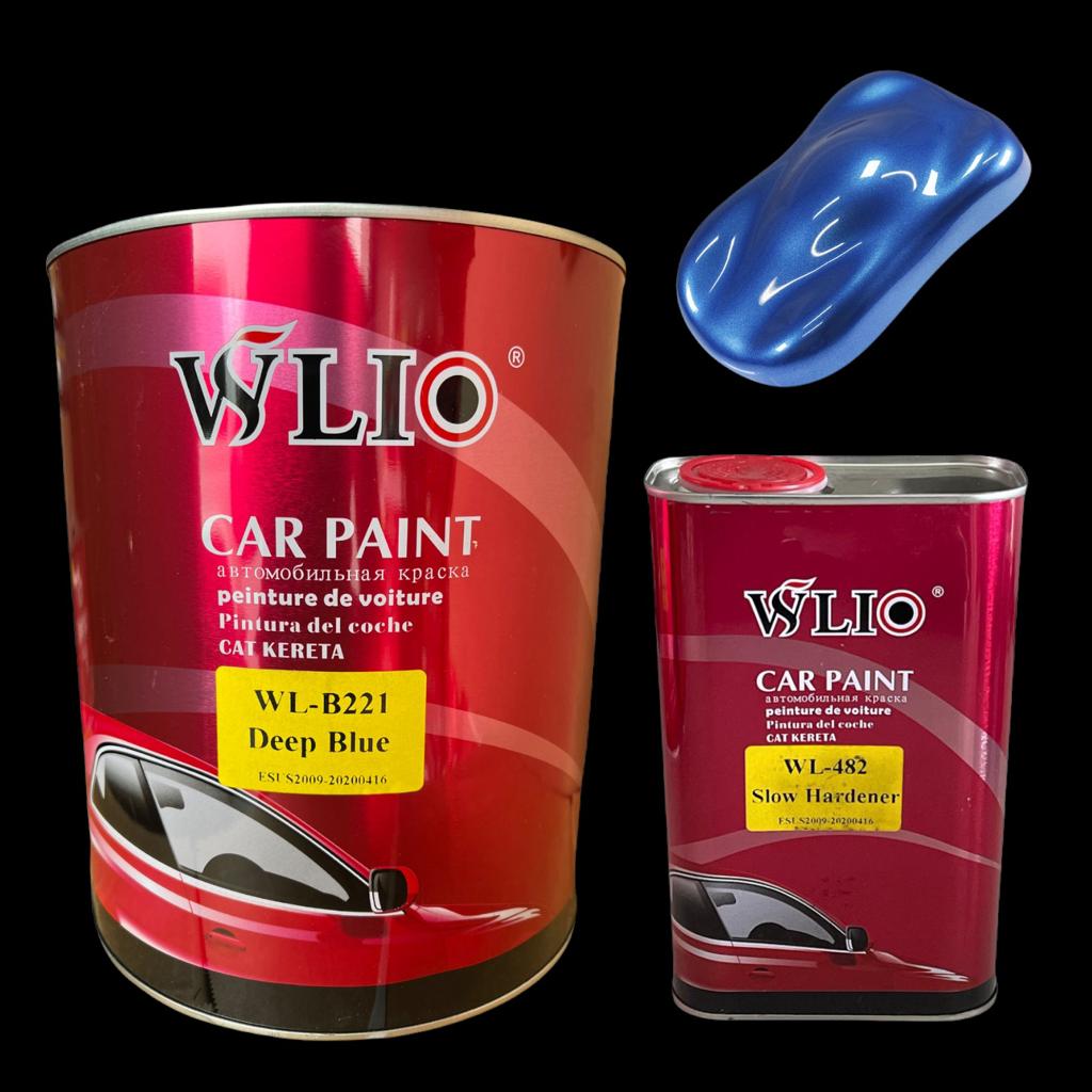Super Gloss Deep Blue Gallon Kit Single Stage Polyurethane 4:1 Car Aut ...
