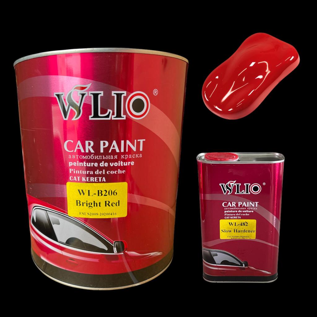 Super Gloss Bright Red Gallon Kit Single Stage Polyurethane 4:1 Car Au ...